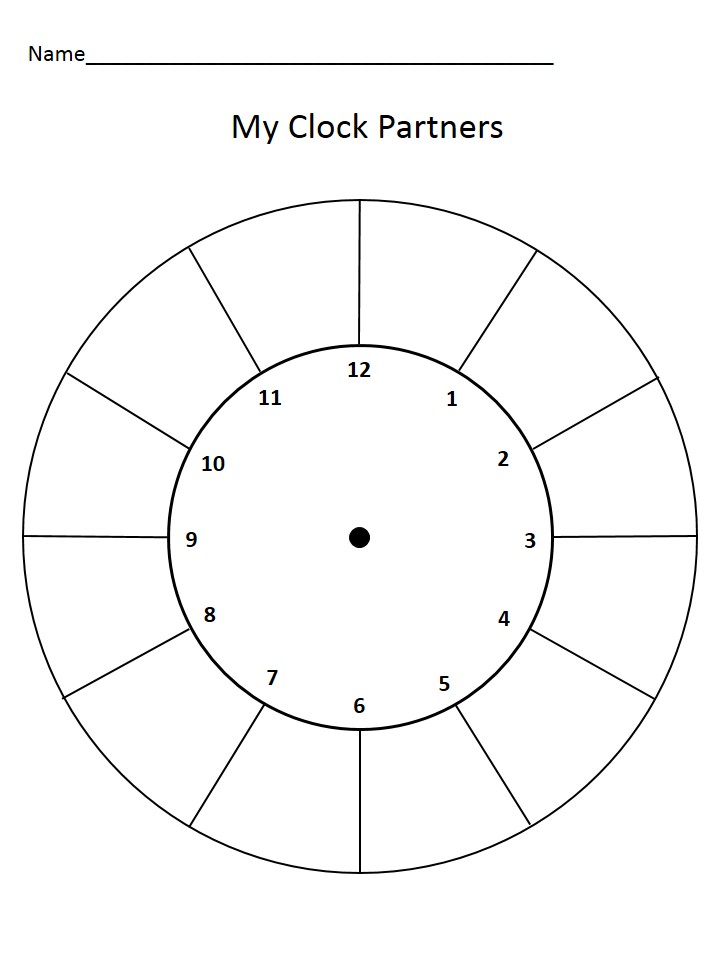 Clock Partner Template Free